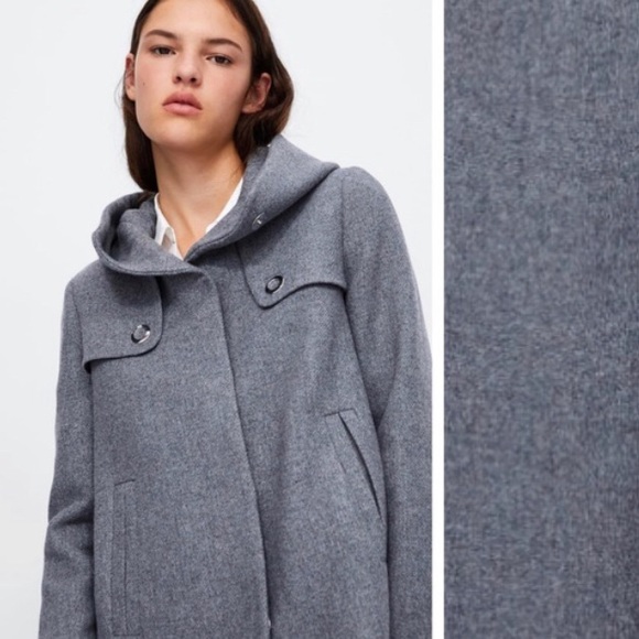 Zara | Jackets & Coats | Zara Wool Blend Winter Jacket | Poshmark